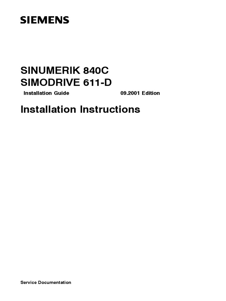 840C - 611-D Installation Guide Installation Instructions Manual | PDF | Subroutine ...