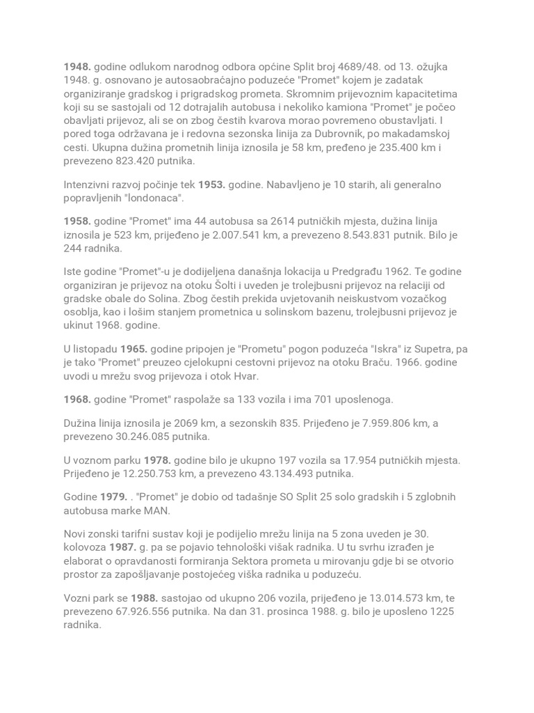 Povijest Prometa | PDF