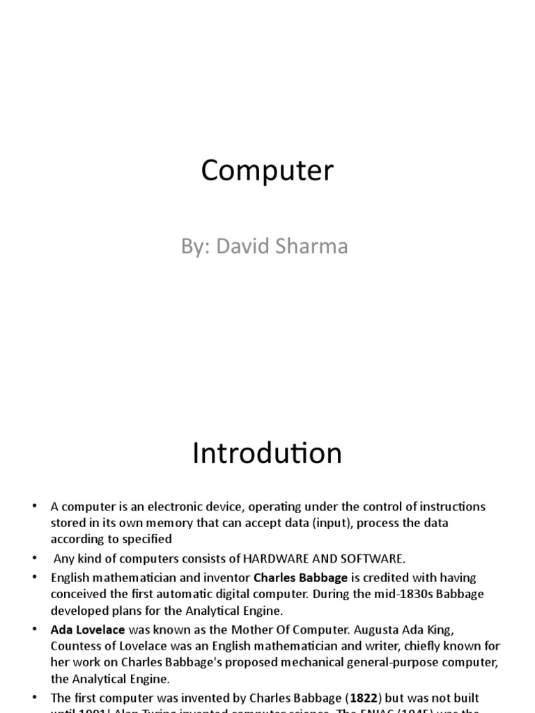 About Computer Very Khatra | PDF