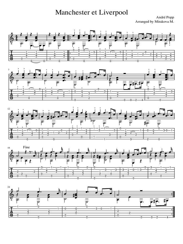 Manchester Et Liverpool | PDF