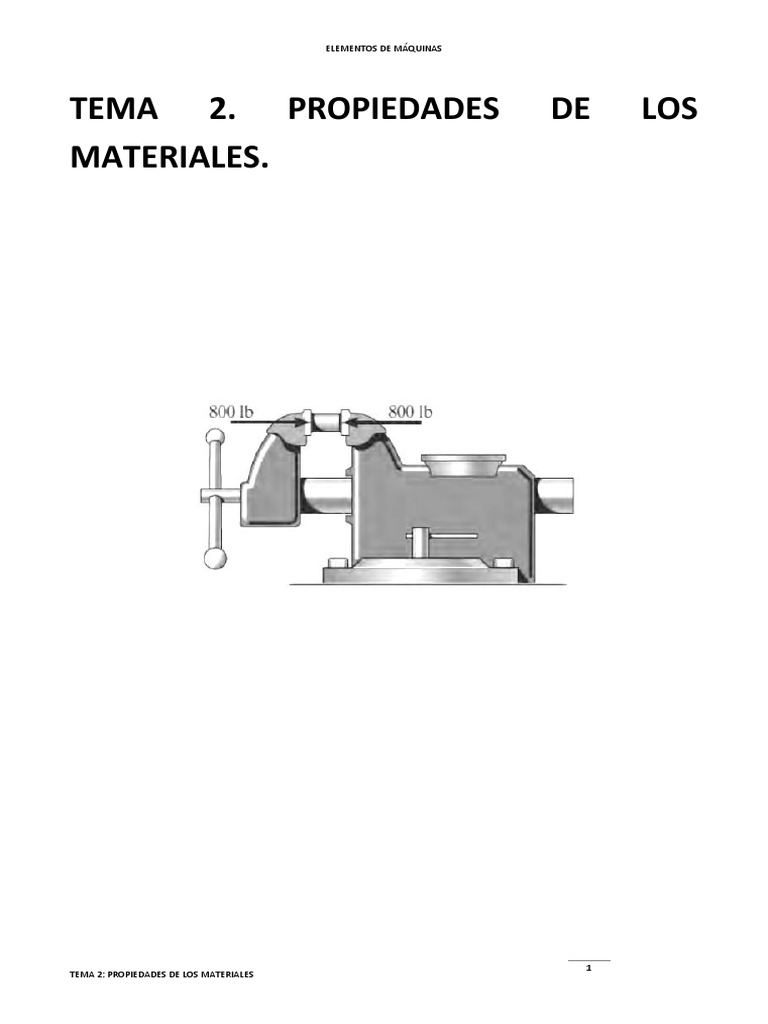 Ema t2 Propiedades de Los Materiales | PDF | Deformación (ingeniería) | Fractura