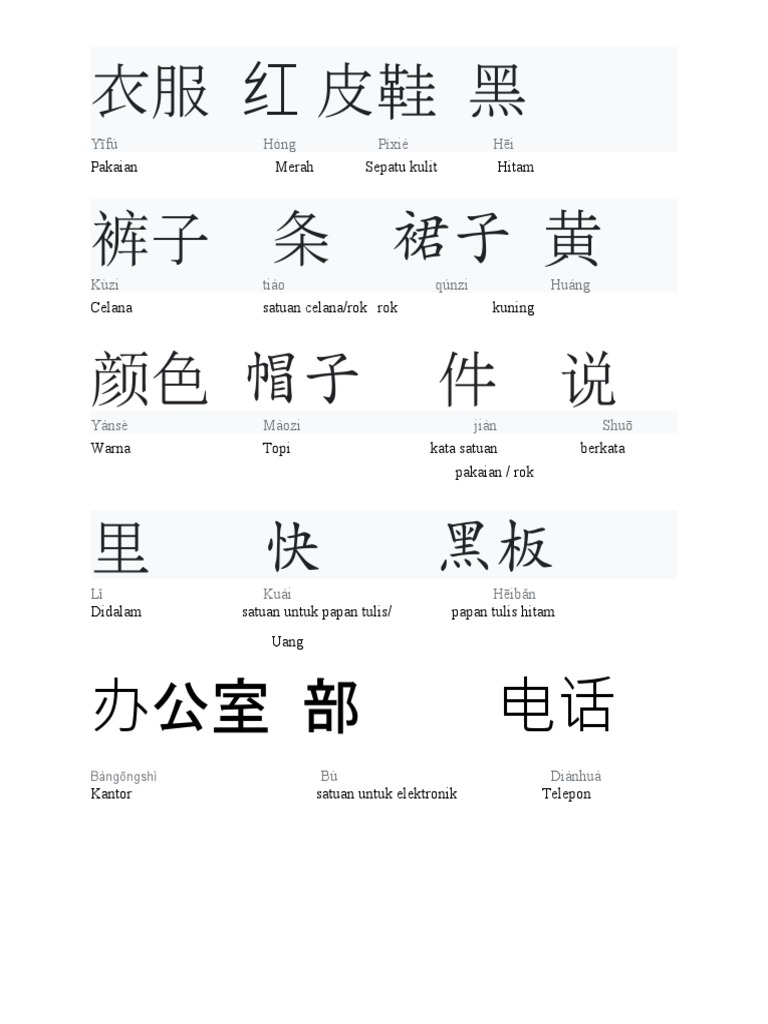 Hanyu 2, Bab 7-8 | PDF