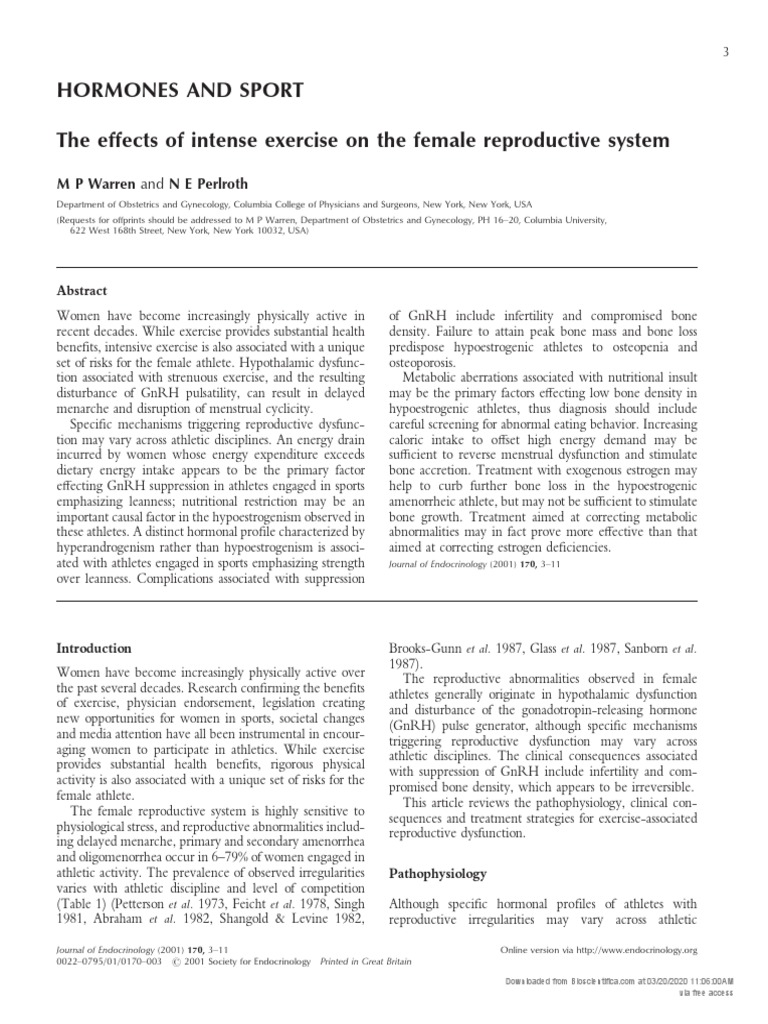 (14796805 - Journal of Endocrinology) The Effects of Intense Exercise ...
