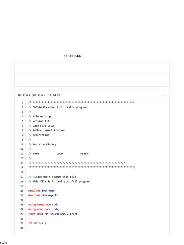 Main | PDF | Namespace | Computer Programming Main | PDF | Namespace | Computer Programming