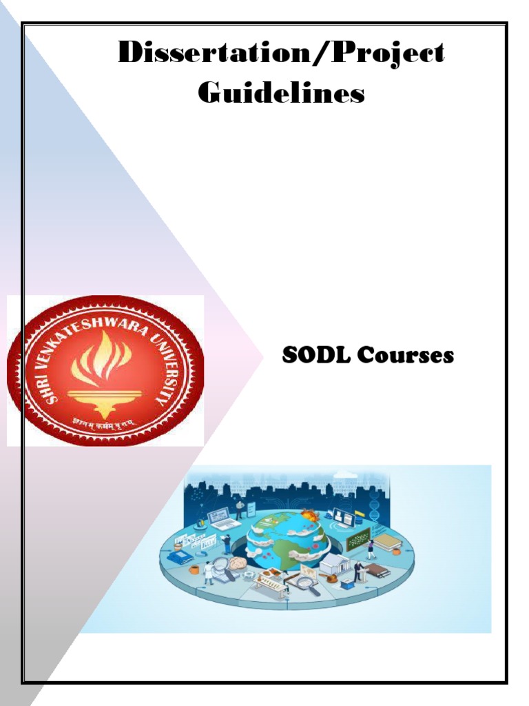 Guidelines for Student Research Dissertations: A Comprehensive Overview of Requirements ...