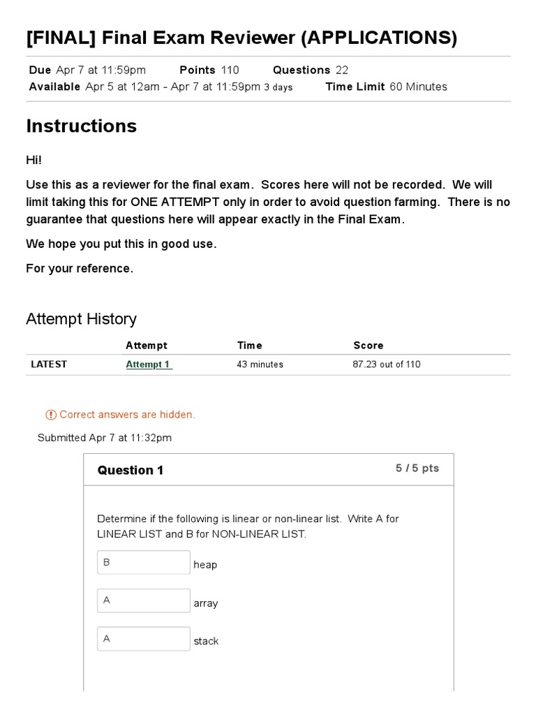 Reviewer DSA | PDF | Queue (Abstract Data Type) | Pointer (Computer Programming)