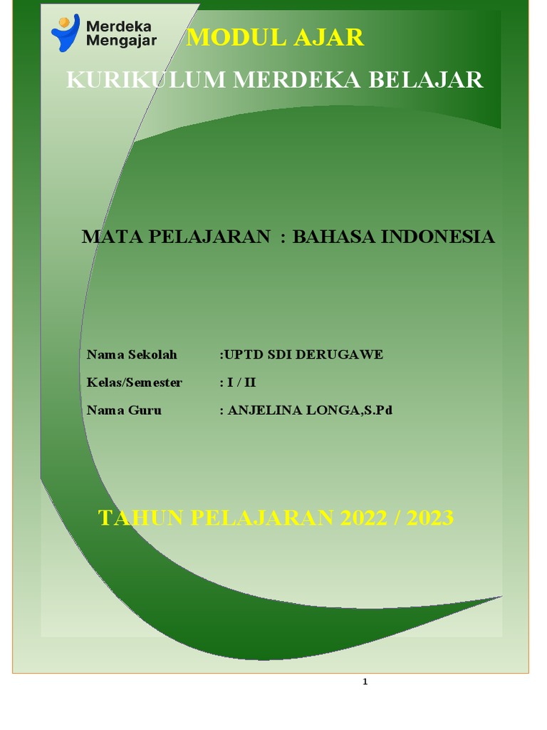 RPP Bindo KLS 1 SMS 2 | PDF