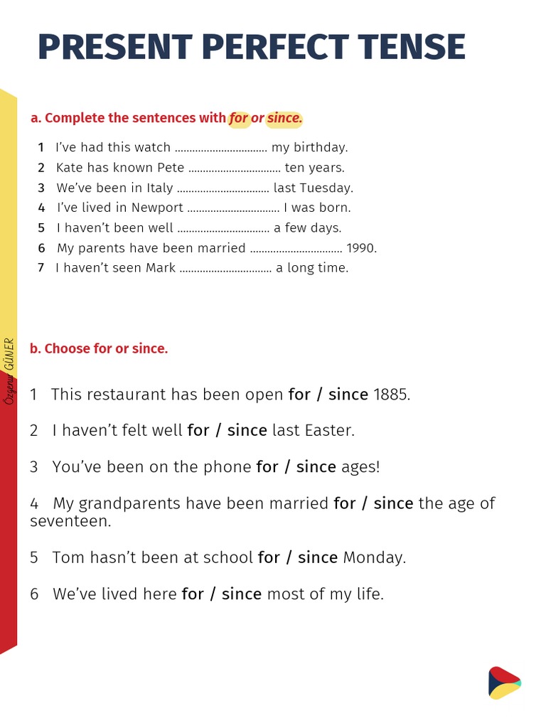 Present Perfect Tense Pre-Intermediate | PDF