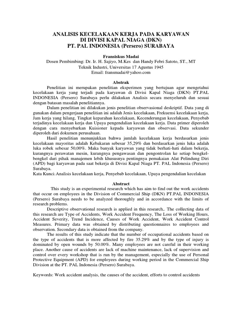 Jurnal Tugas Akhir Fransiskus Madai - 1411416002 | PDF