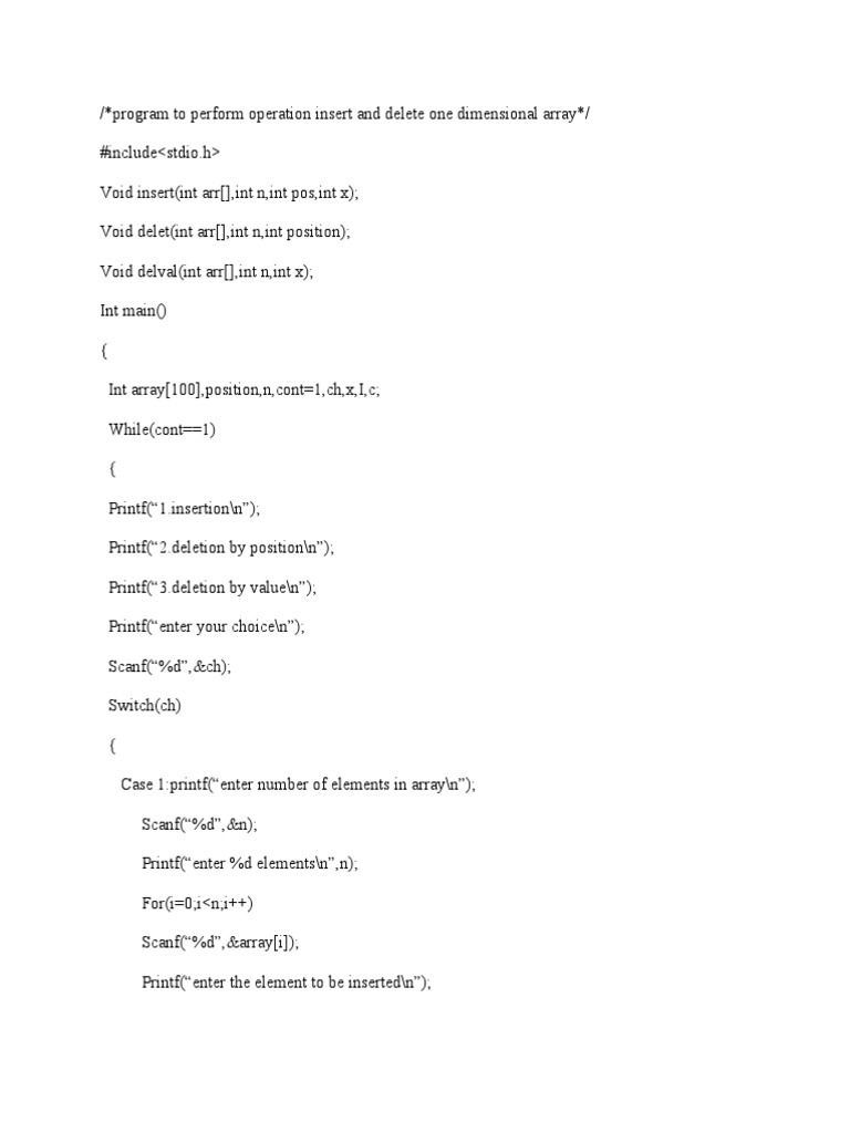 Document | PDF | Array Data Structure | Algorithms And Data Structures
