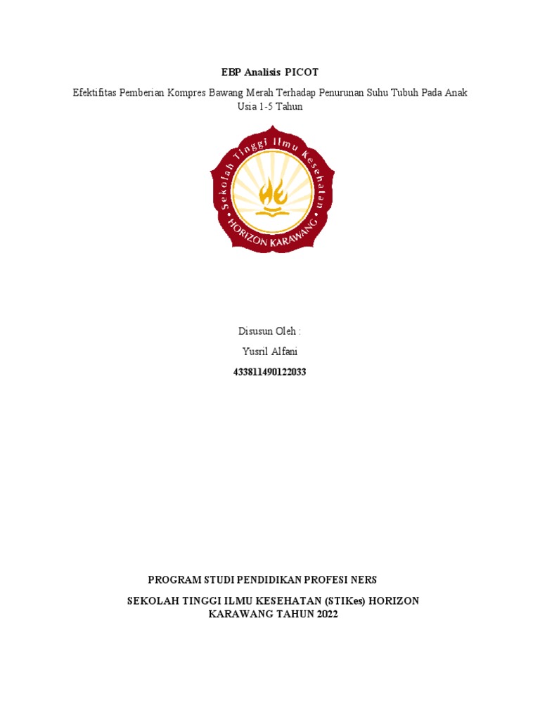 EBP Analisis PICOT | PDF