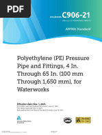AWWA C600 1999 Installation of Ductile | PDF | Pipe (Fluid Conveyance ...