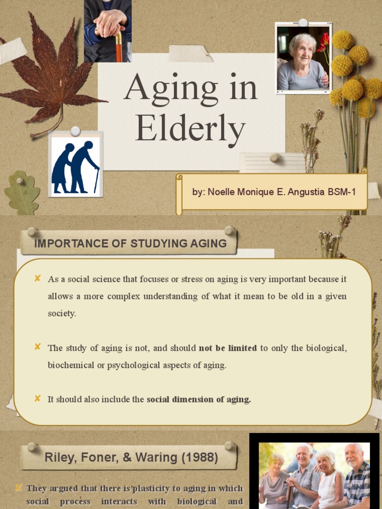 Aging in Elderly | PDF | Ageing | Senescence