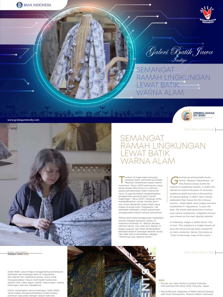 Katalog BI UMKM Galeri Batik Jawa | PDF