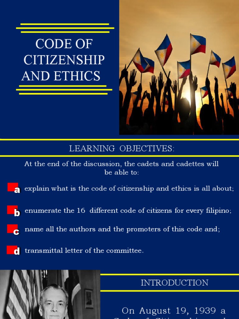 Code of Citizenship and Ethics | PDF | Courage