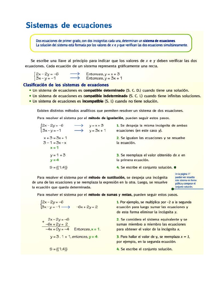 03 - Sistemas de Ecuaciones y Ecuaciones Cuadraticas | PDF