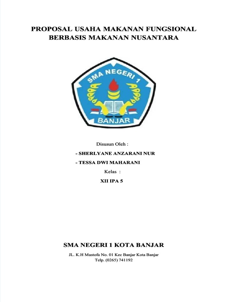 PDF Proposal Usaha Makanan Fungsional - Compress | PDF