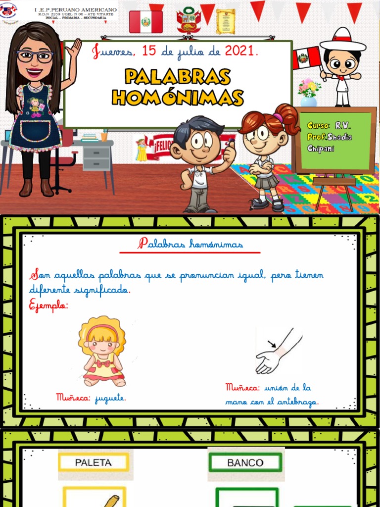 7-15-Palabras Homónimas | PDF