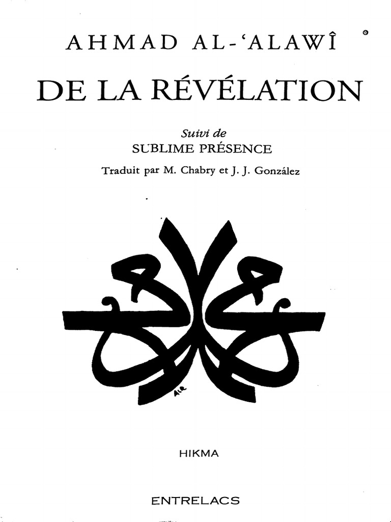 Ahmad Al Alawi de La Revelation | PDF