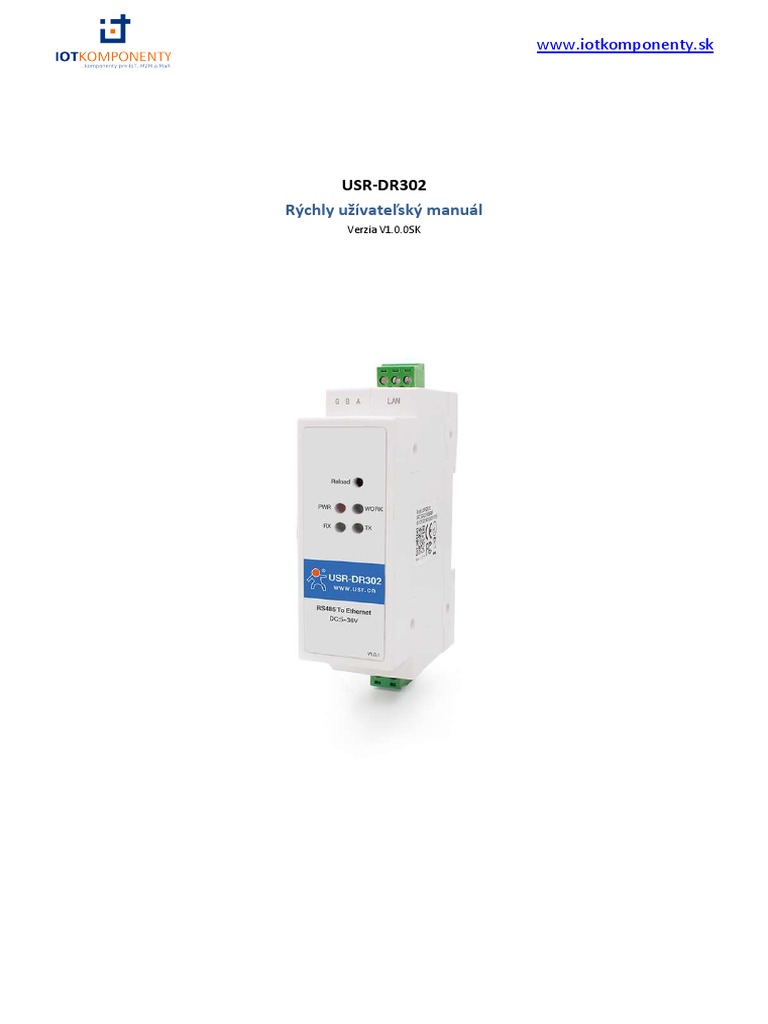 USR DR302 Quick Start Guide | PDF