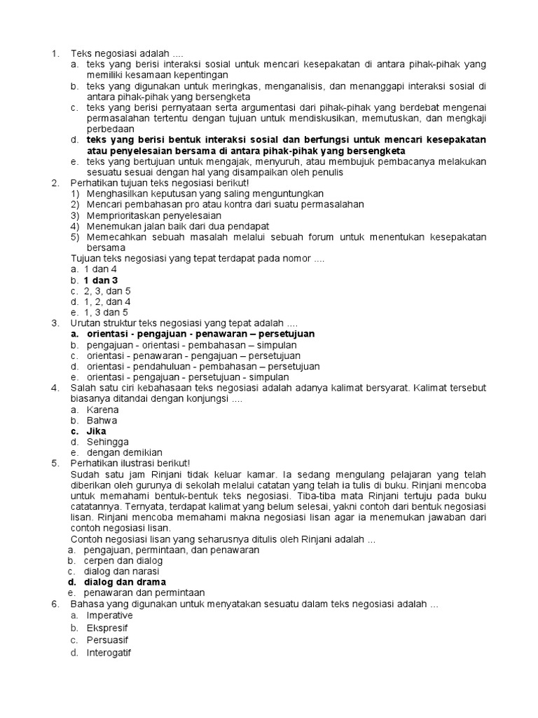 Soal PTS Semester 2 Kelas X | PDF