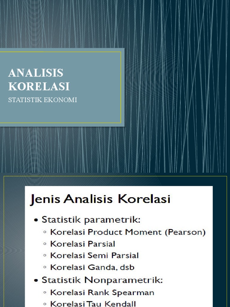 Analisis Korelasi | PDF