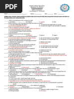 PERDEV Periodical EXAM 1ST QUARTER EXAM | PDF | Id | Adolescence