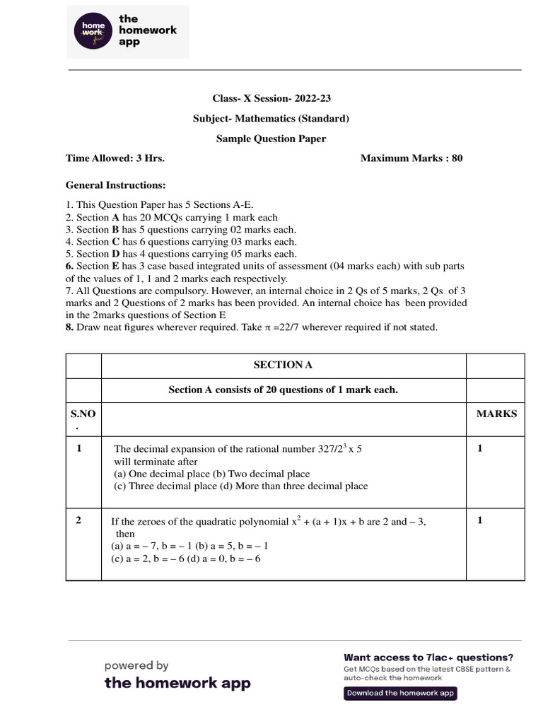 Maths Paper 2 | PDF | Sphere | Circle