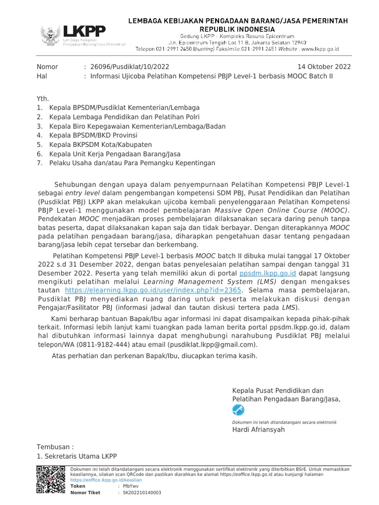 Surat MOOC Batch II | PDF