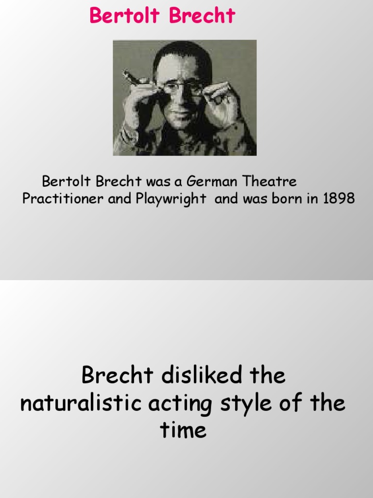 Epic Theatre: Brecht's Vision | PDF | Theatre | Entertainment