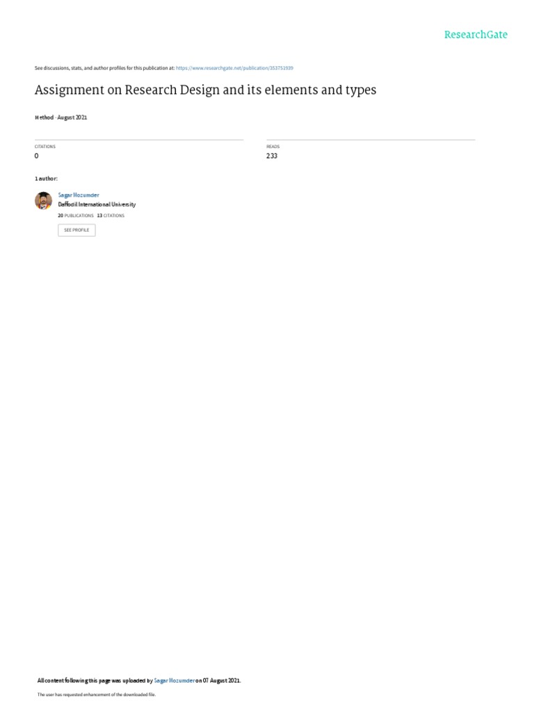 Research Method | PDF | Research Design | Quantitative Research