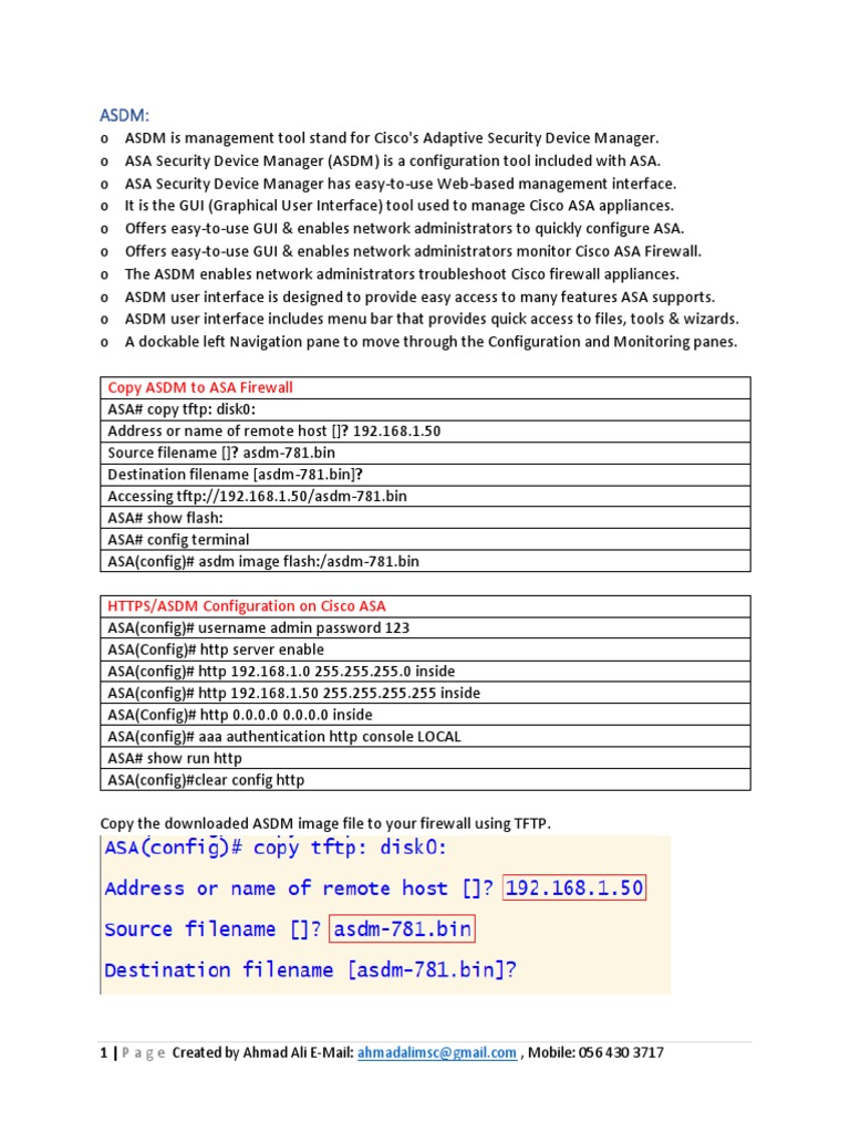 ASDM | PDF | Ip Address | Hypertext Transfer Protocol