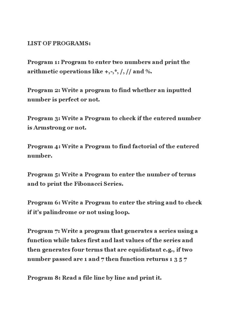 Cs Practical File Pdf