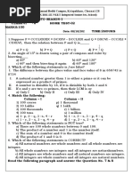 ANswer Key - PWNSAT - Sample Paper - Class-7 | PDF