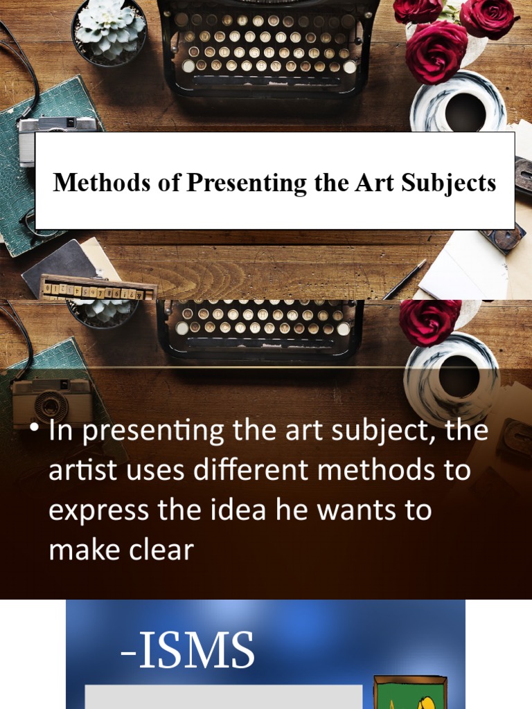 Art Presentation Methods: Realism to Abstraction | PDF | Paintings ...