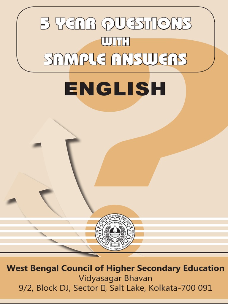 H.S. Model Question English | PDF