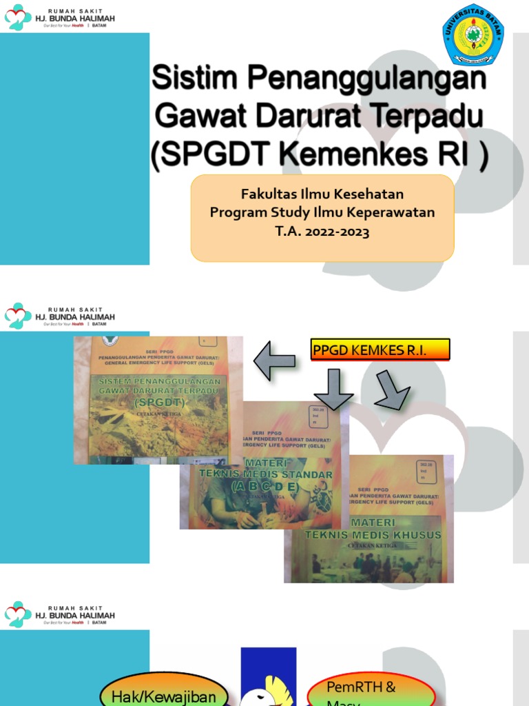 Sistem Penanggulanagan Gawat Darurat Terpadu (PPGD) PPT Kemenkes Ri PDF | PDF