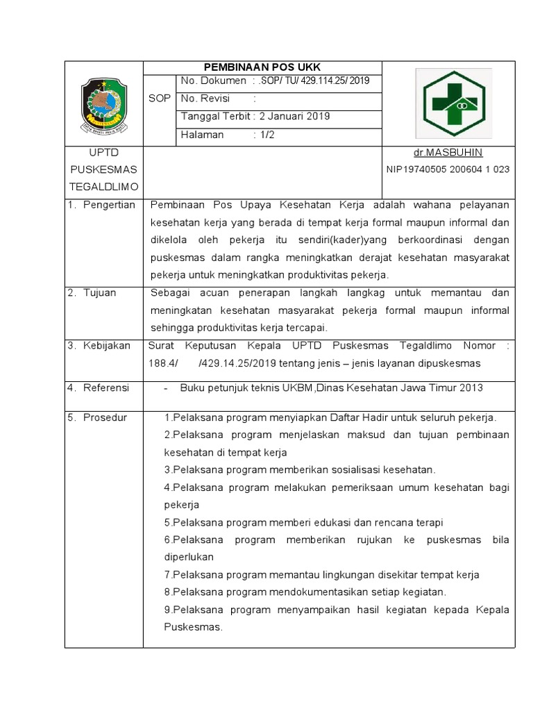 Pembinaan Pos Ukk | PDF