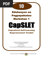 ESP 10 Quarter 1 SSLM 7 Ang Dignidad | PDF