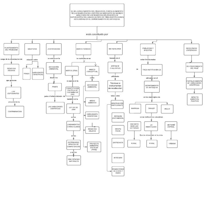 MAPA DEL PROYECTO - Mapa Conceptual | PDF | Science