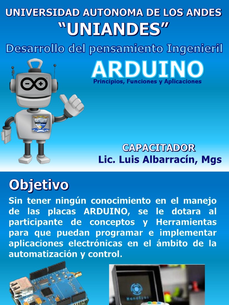 FINAL - ARDUINO Clase | PDF | Arduino | Electrónica FINAL - ARDUINO Clase | PDF | Arduino | Electrónica