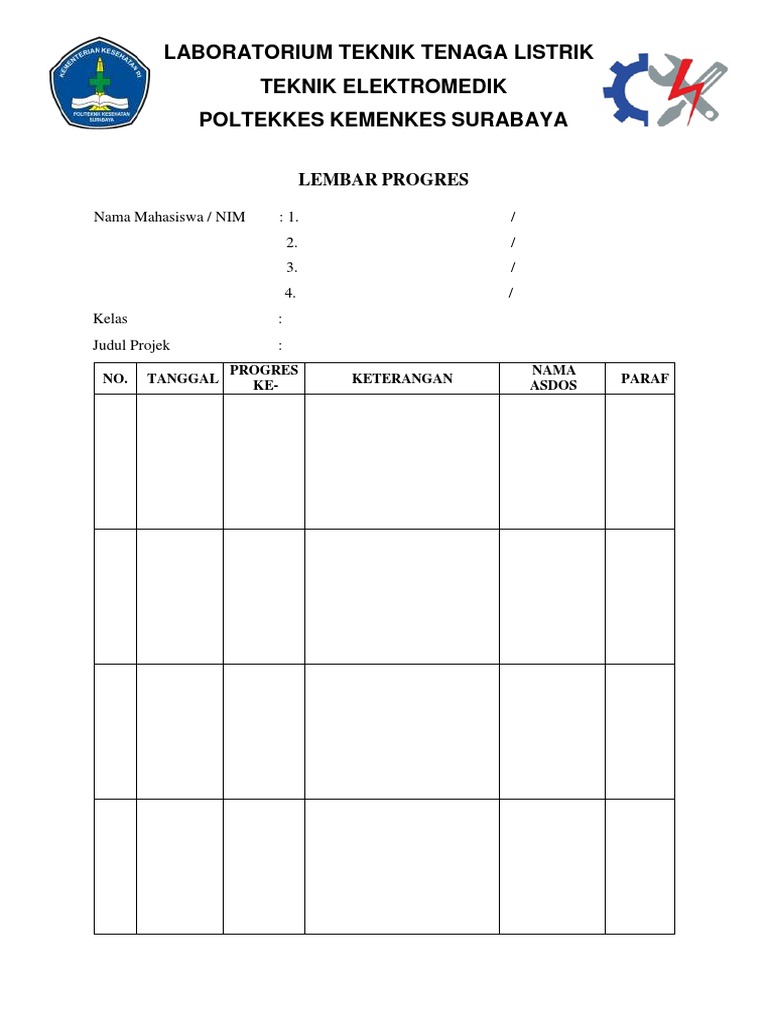 Lembar Progres Projek Eldis | PDF