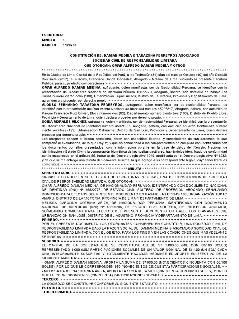 Emresa Legal | PDF | Dividendo | Sociedad de responsabilidad limitada