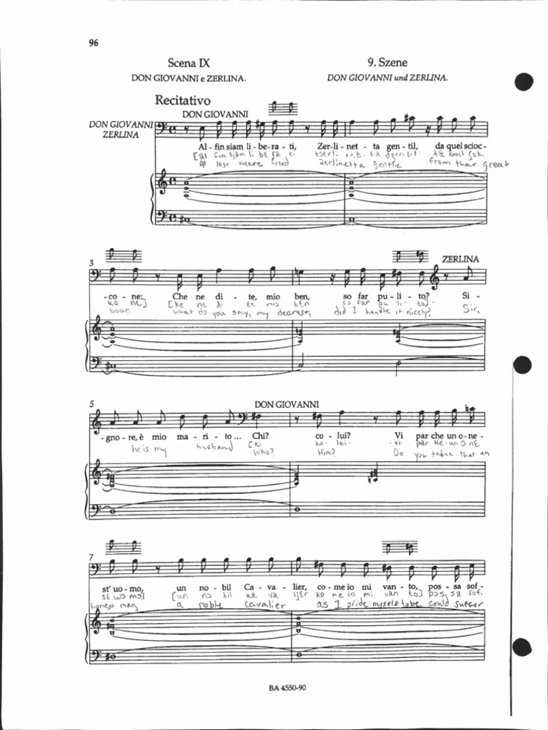 La Ci Darem Translation PDF