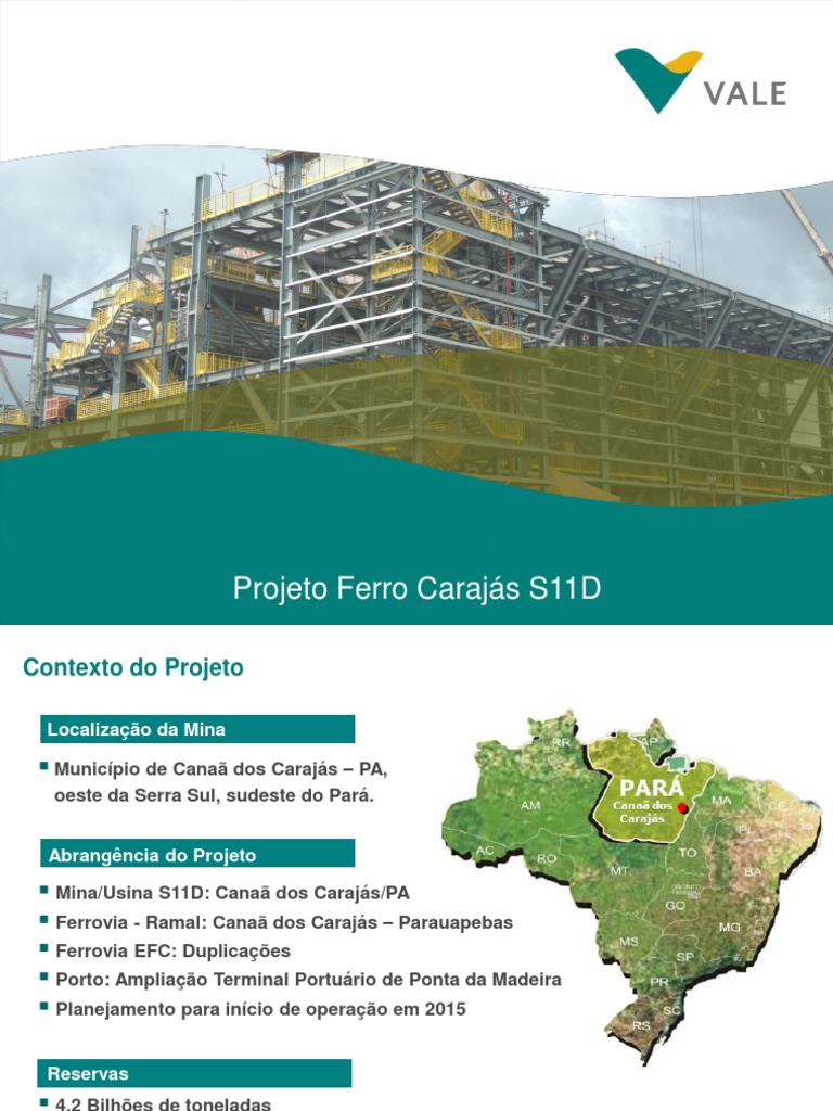 Projeto Ferro Carajás S11D: Detalhes Técnicos | PDF | Tecnologia e ...