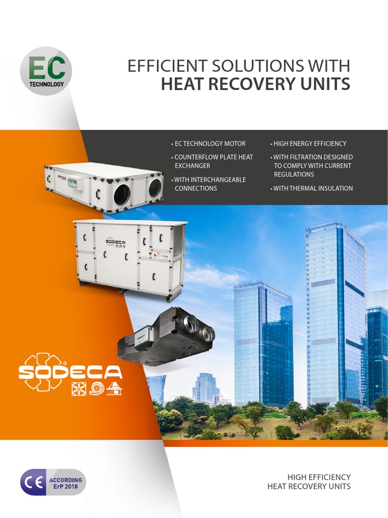 Sodeca CT05 Efficient Solutions | PDF | Building Insulation | Heat ...