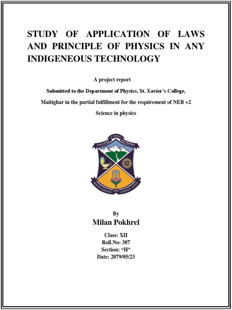 Physics Project Work 387 - Xii - H | PDF | Torque | Rotation Around A Fixed Axis