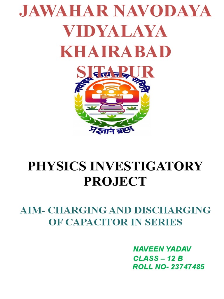 Naveen Yadav Phy Updated | PDF | Capacitor | Electrical Network
