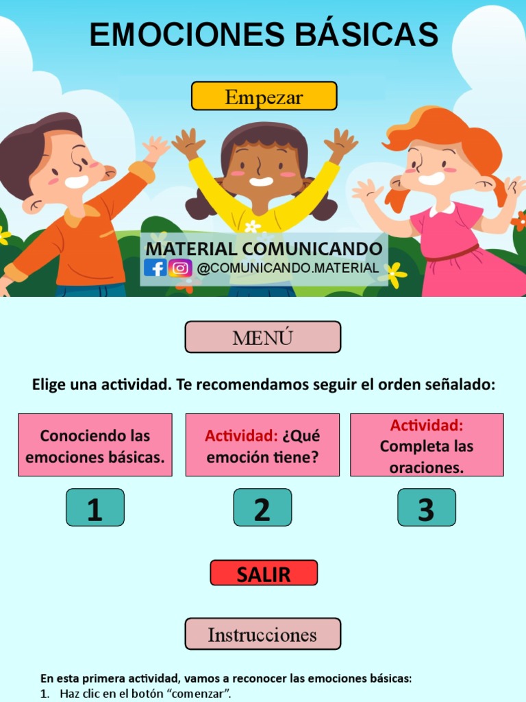 Emociones Basicas - Comunicando | PDF | Las emociones
