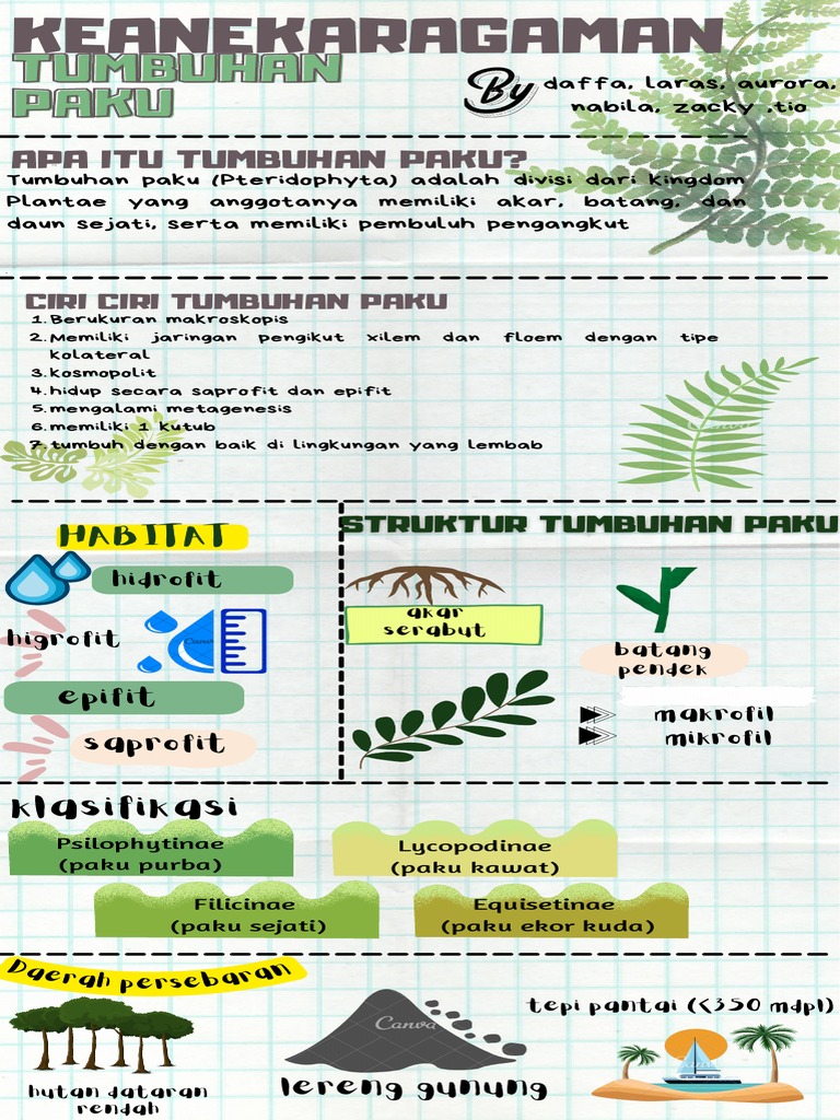 Green & Brown Monstera Plant Fun Facts Data Infographic 2 | PDF